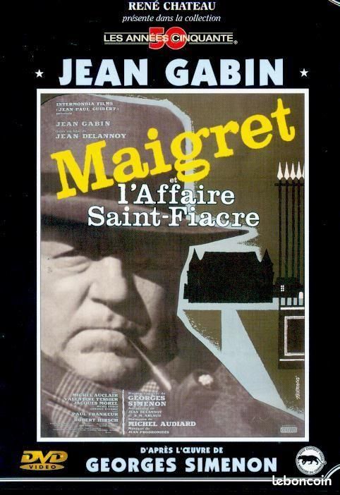 Maigret et l'affaire Saint-Fiacre Jean Gabin, Michel Auclair, Jacques ...