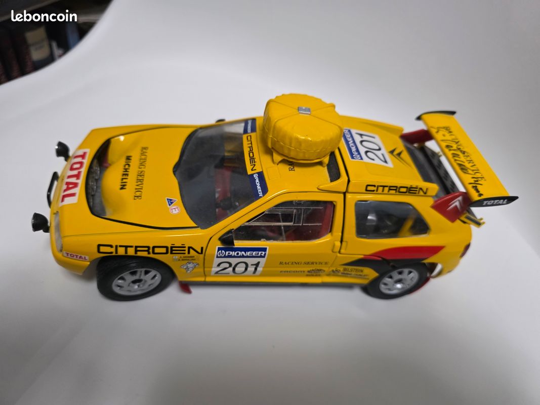 CITROEN ZX rallye raid- signé par Ari VATANEN Solido - DAKAR 1991- 1/18 ...