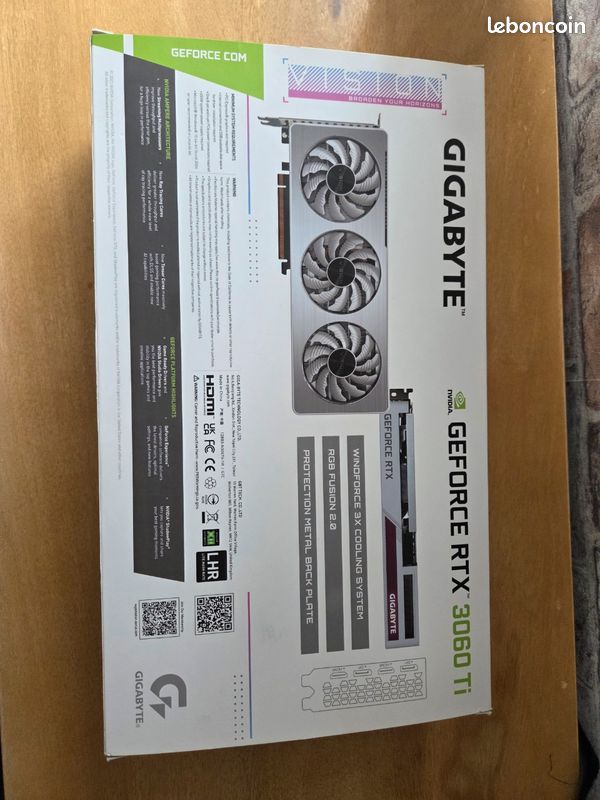 Nvidia RTX 3060 Ti Gigabyte Vision RGB - Accessoires informatique