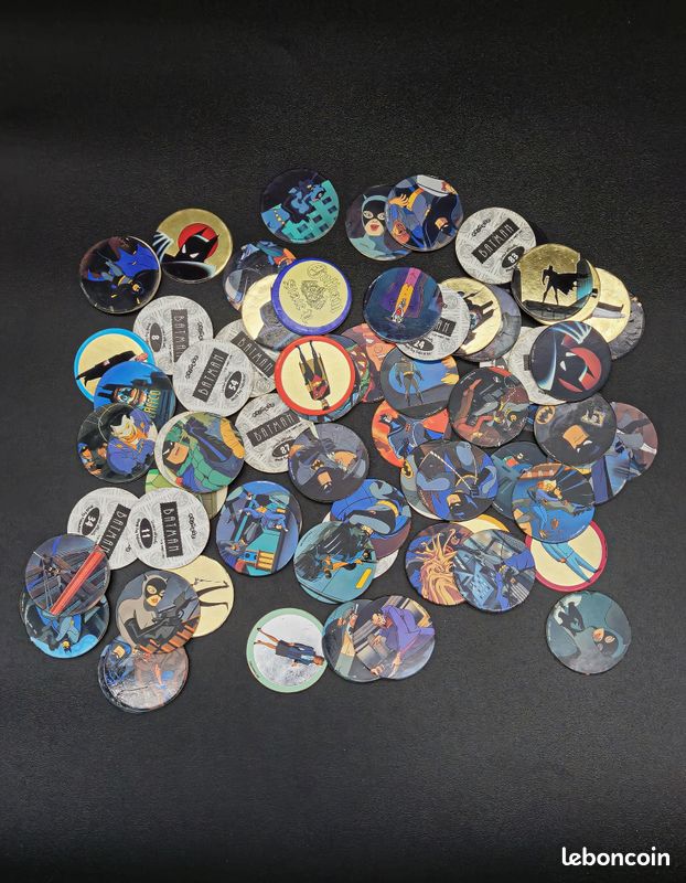 Lot 71 Pogs Batman Vintage 1995 DC Comics - Collection