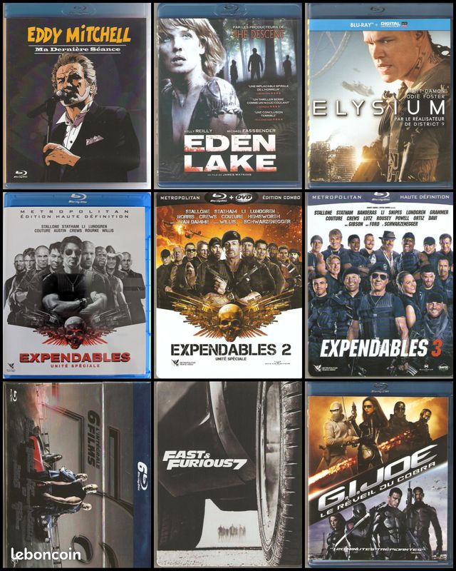 Collection 100 blu-ray 1080p 4K 3D steelbook - DVD - Films