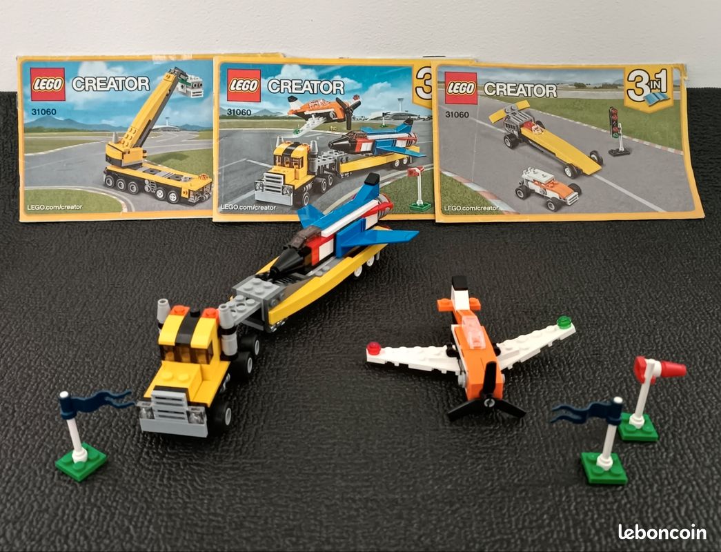 Lego 31060 complet 3 en 1 Le spectacle aérien - Jeux & Jouets