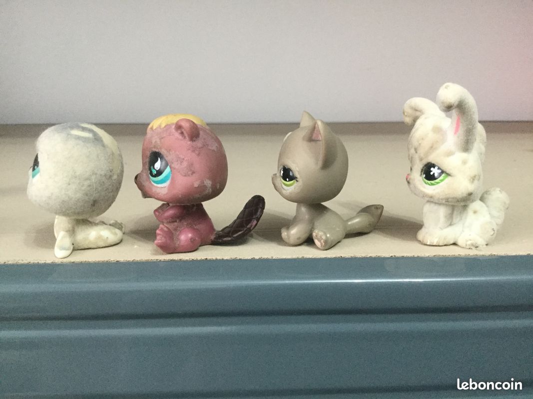 Lot LPS figurines texture velours "Fuzzy Pets" Littlest Petshop - Jeux ...