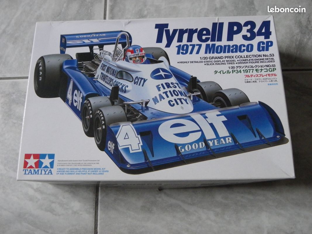 Tamiya 1/20 Tyrrell P34 1977 Monaco GP - Modélisme
