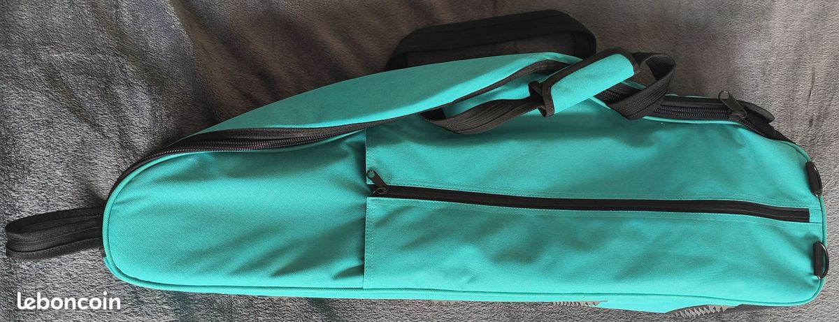 Etui semi-rigide Saxophone Tenor, Nautile extérieur vert pomme ...