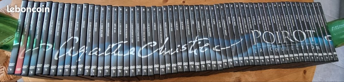 Collection complète 56 DVD Hercule Poirot d'Agatha Christie avec David ...