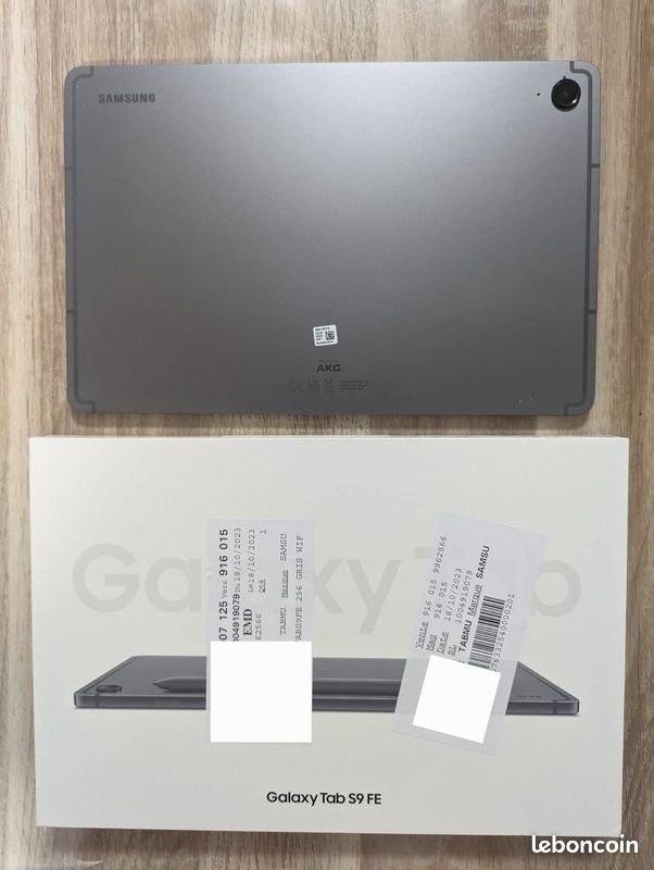 Samsung Galaxy Tab S9 FE 256Go / 8Go RAM + clavier officiel - Tablettes ...