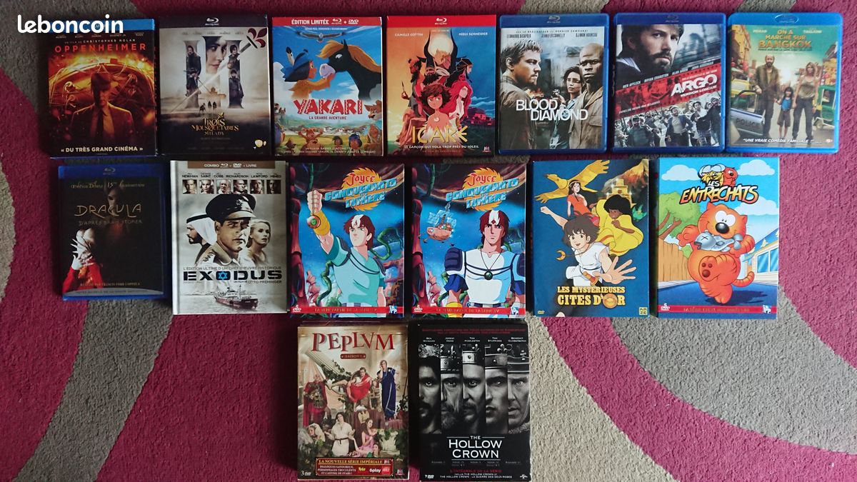 Films blu-ray , films dvd , état irréprochable , neufs - DVD - Films
