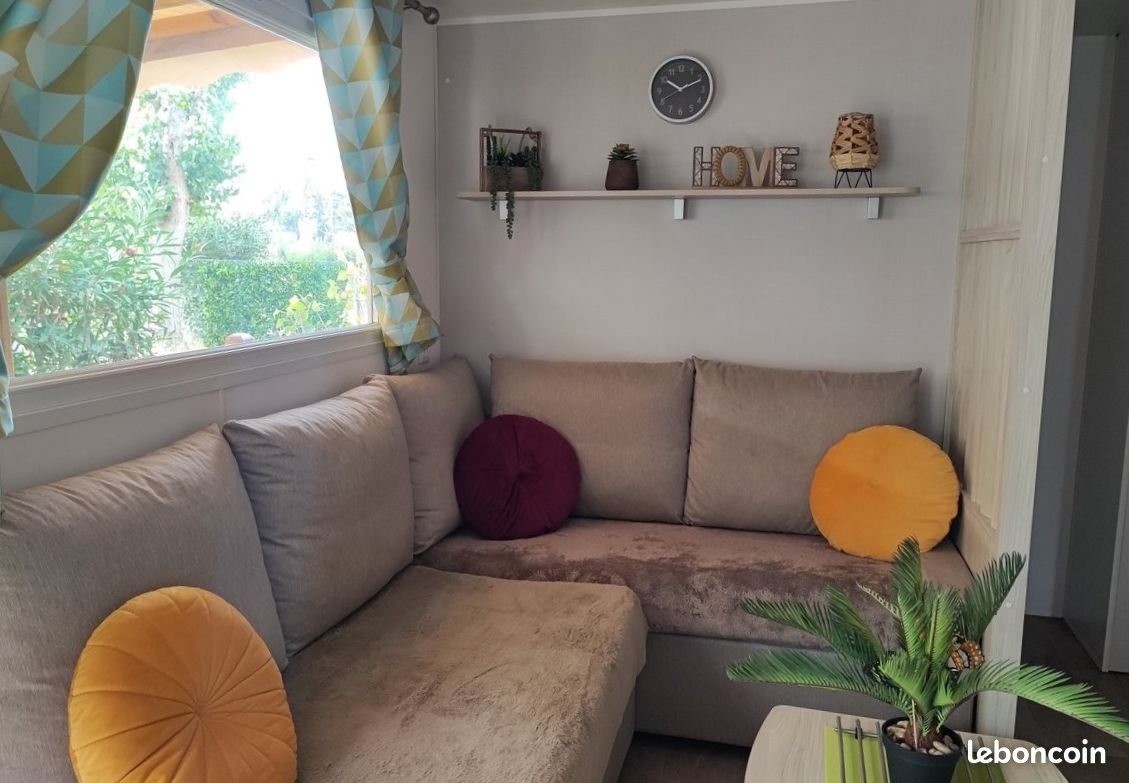 Mobil-home tout équipé VALRAS-PLAGE 3 chambres climatisé - Locations ...