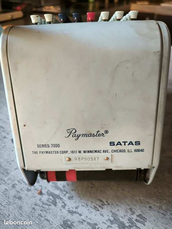 Paymaster séries 7000 vintage - Collection