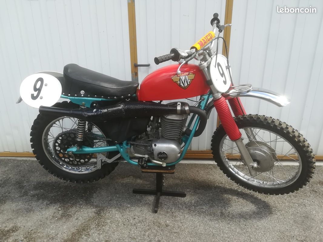 Maico MC 360 Oval Barrel 1965 tres rare. Restaurée - Motos