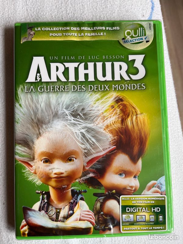 DVD Arthur 3 la guerre des deux mondes - DVD - Films