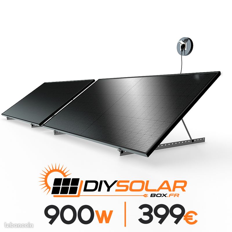 Box 900W PORT OFFERT Bifacial DIY Solar Box à brancher sur prise ...