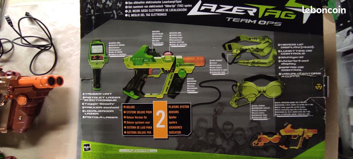 Lazer Tag Team Ops - version Deluxe 2 joueurs - Jeux & Jouets