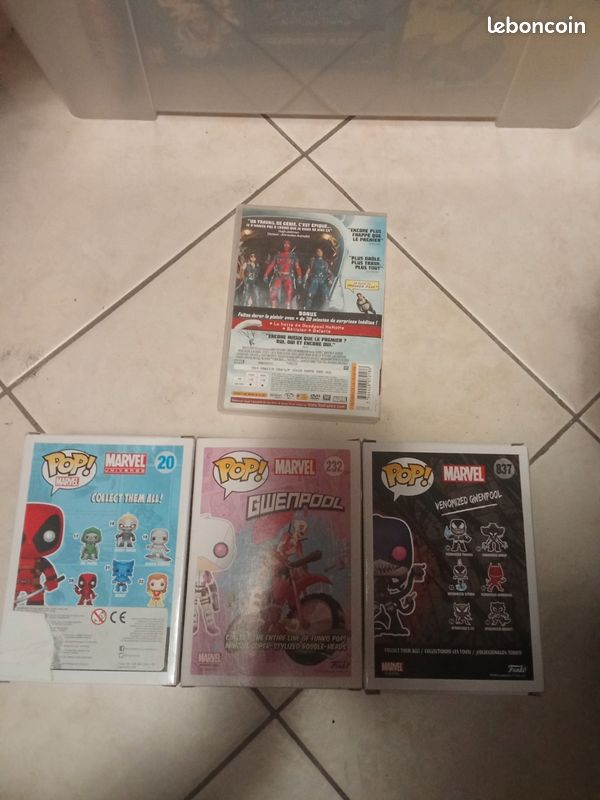 Deadpool Funko Pop pack + DVD - Collection