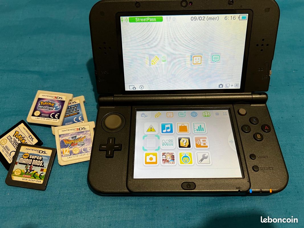 New Nintendo 3DS Xl + 5 jeux - Consoles