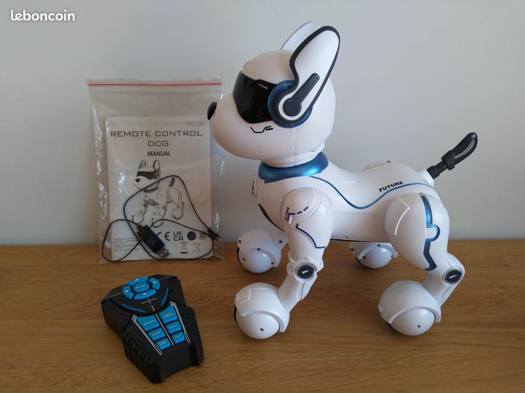 Chien robot télécommandé Ziggy - Top Race - Power Puppy - Jeux & Jouets