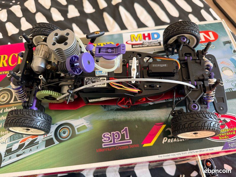 Rc nitro 1/10 CEN Mercedes CLK-GTR sp1 vintage - Modélisme