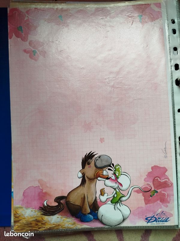 Une feuille A4 Diddl regardez les photos pour choisir - Collection