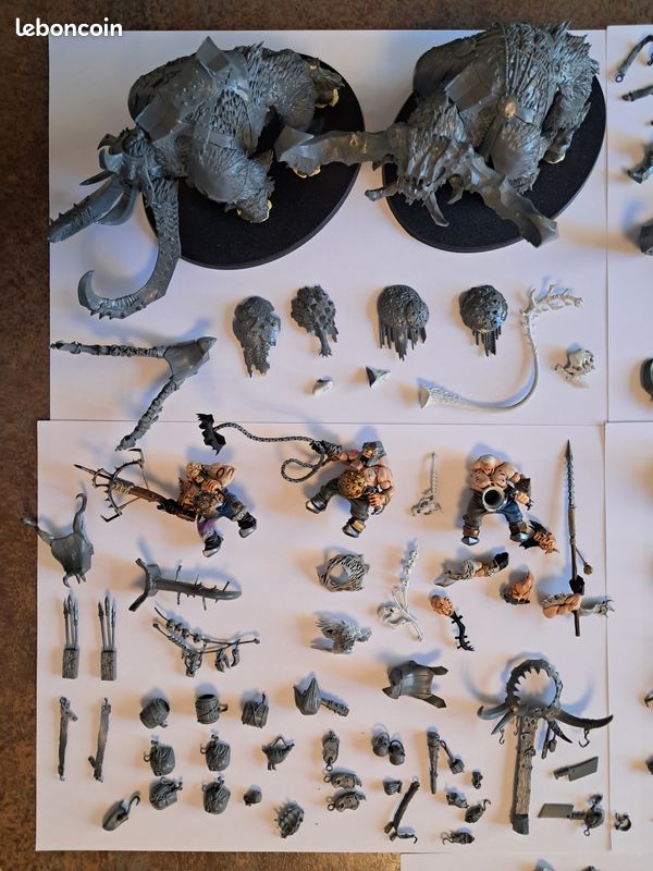 Warhammer aos ogor ogre deux Frostlord on Stonehorn - Jeux & Jouets