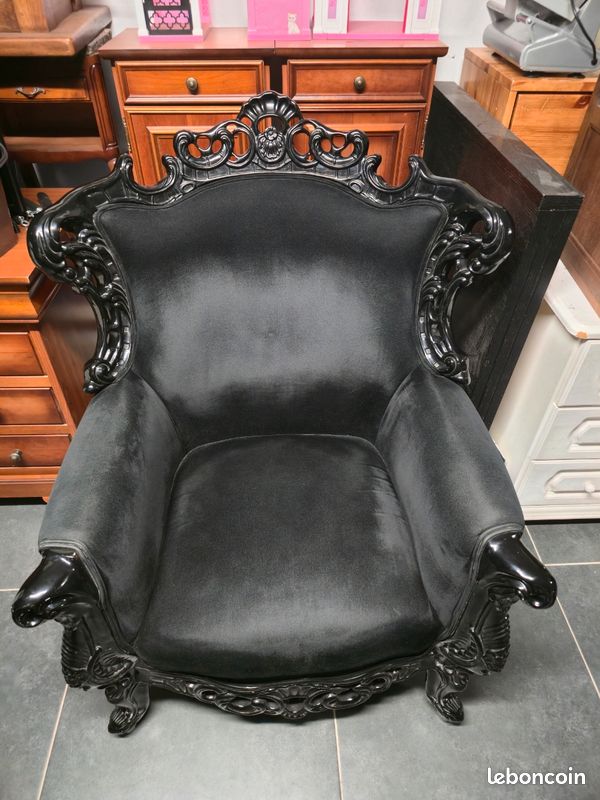 fauteuil baroque rococo