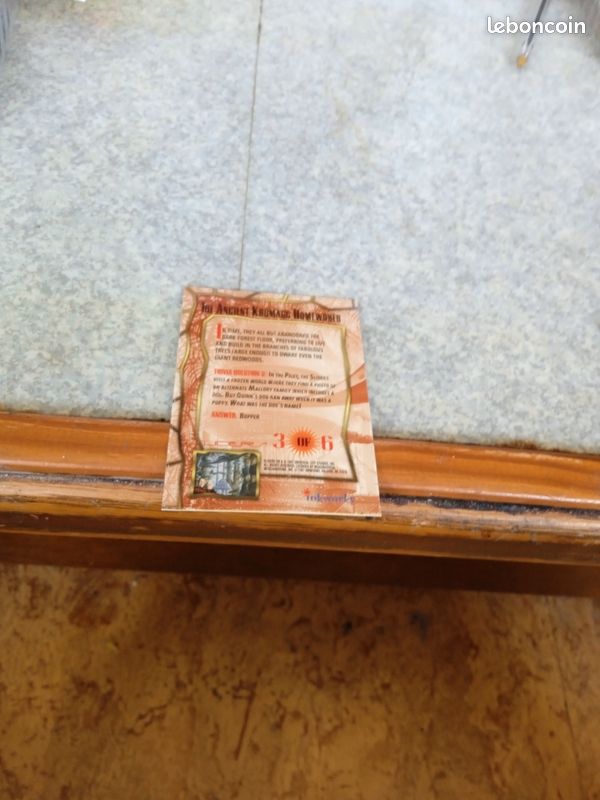 Trading cartes spécial SLIDERS inkworks 3/6 - Collection