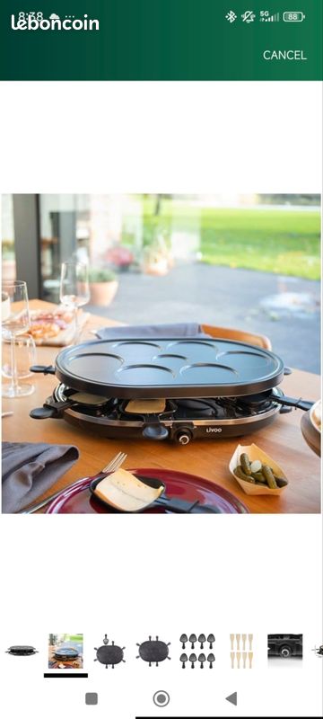 Machine à raclette /crêpes - Électroménager