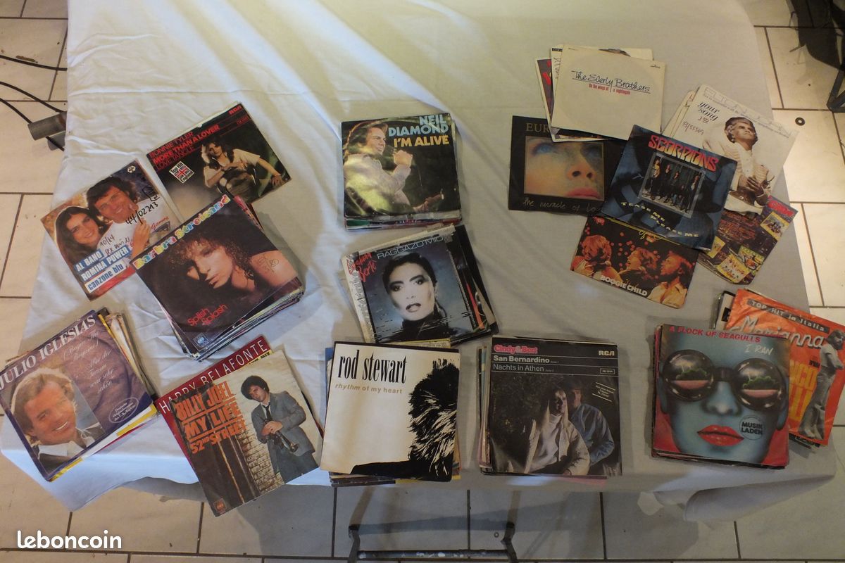 Disque vinyle 45 tours divers variétés - CD - Musique