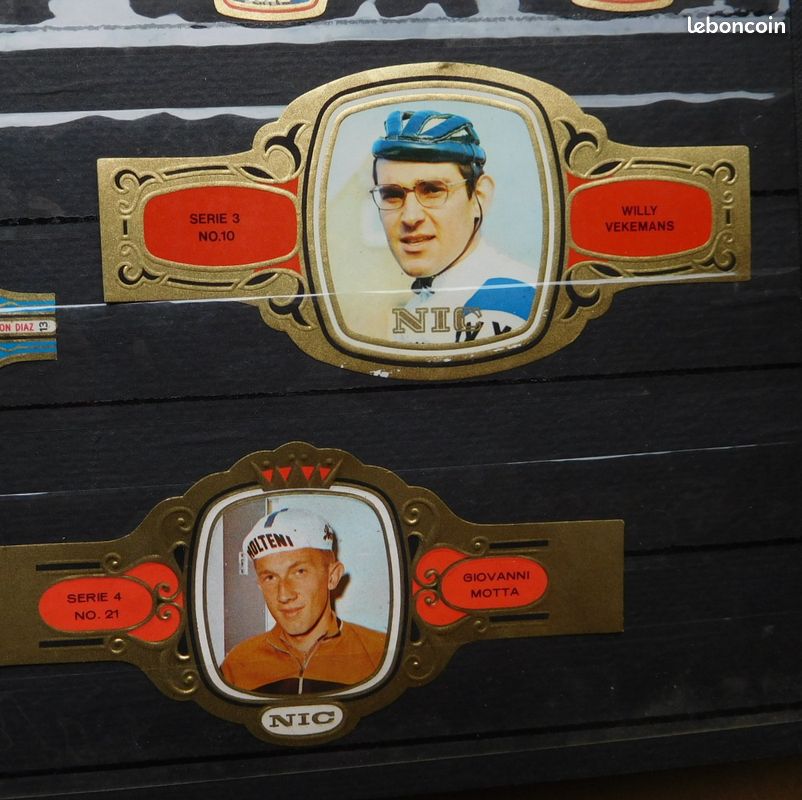 Bague de Cigare Vitola Banden Lot de 38, thème Cyclisme / Vélo NIC ...