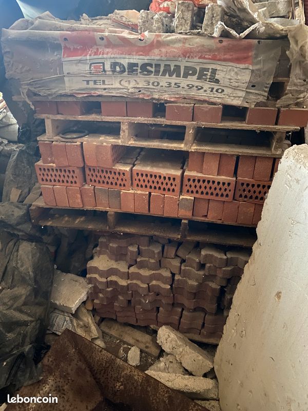 Brique et pavé auto bloquant - Bricolage