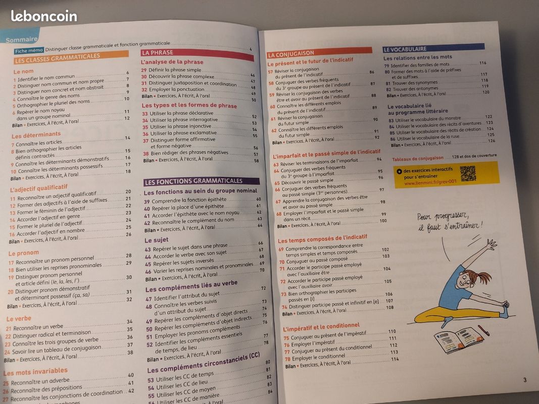 Grevisse 6ème - Cahier d'exercices - Livres