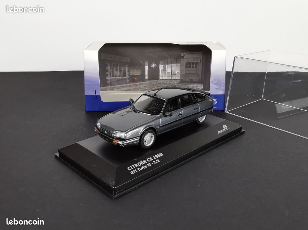 Citroën CX GTI Turbo 2 de 1988 gris météor 1/43 Solido - Collection