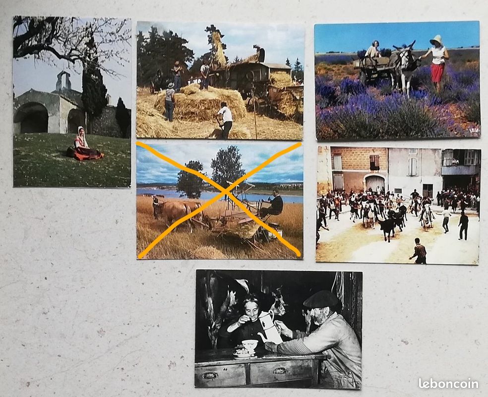 Cartes postales vieux métiers, costume et fête - Collection