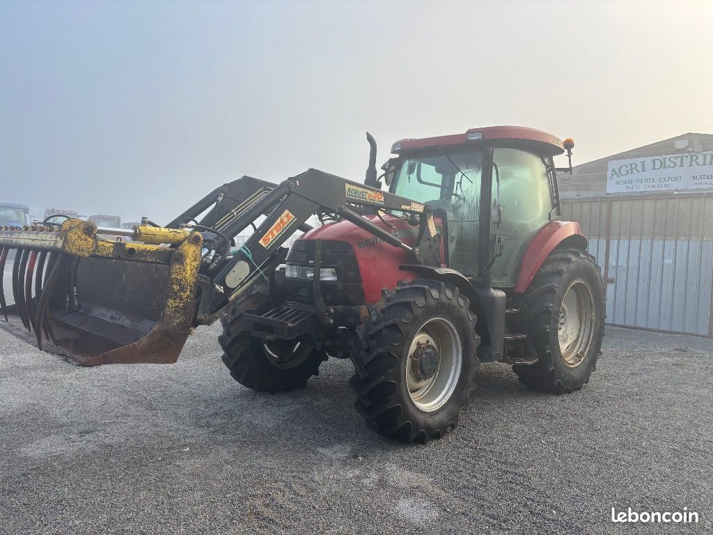 Case IH MXU 115 + STOLL ROBUST F30 - Tracteurs