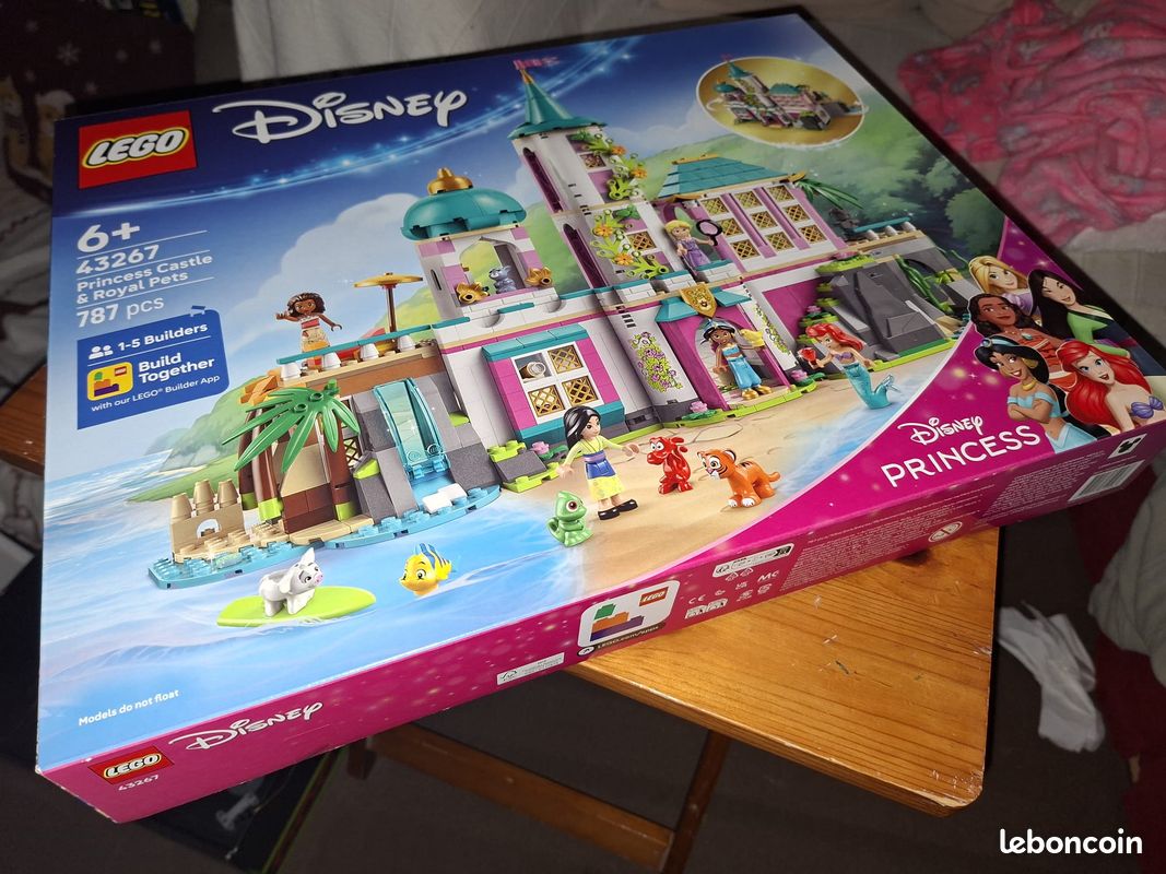 Lego Disney 43267 Le château des princesses et les animaux royaux ...