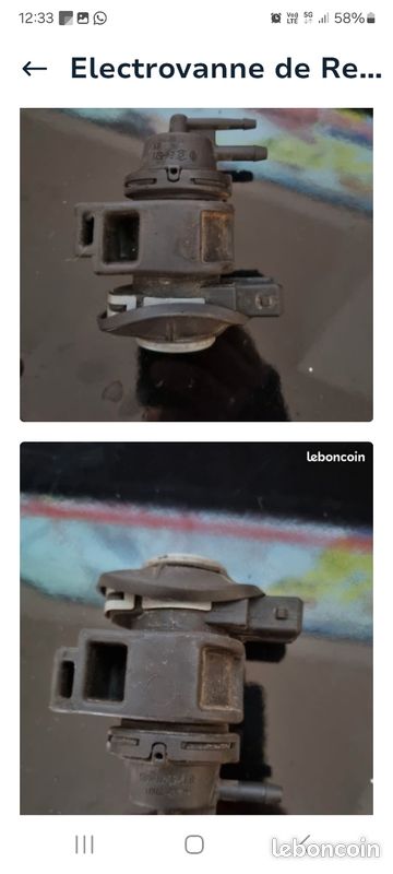 Electrovanne de turbo de Renault megane 3 1.5 dci - Équipement auto