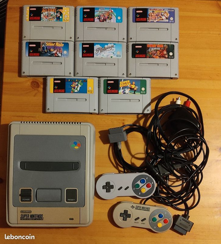PACK RÉTRO NOËL : Console Super Nintendo SNES + 7 Jeux CULTES (Mario ...