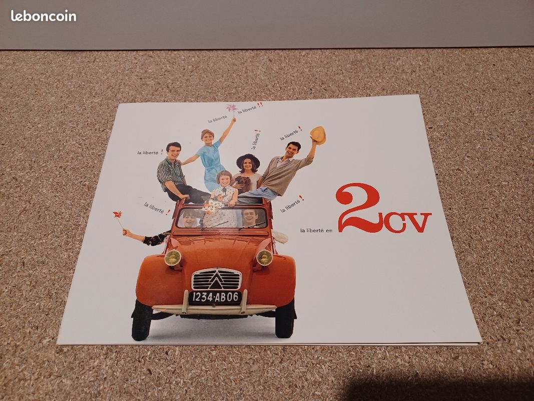 Brochure pub citroen la liberte en 2cv - Collection