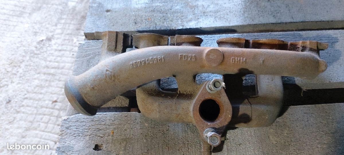 Collecteur d'échappement Renault R4L Billancourt moteur - Équipement auto