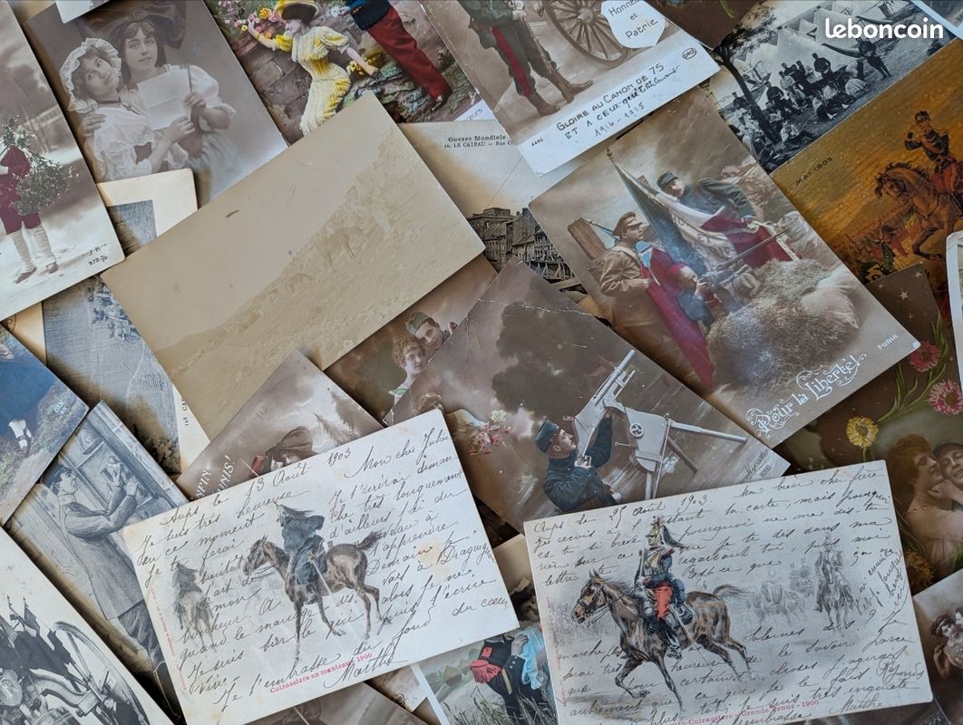 WW1 / Lot cartes postales militaires Vrac - Collection