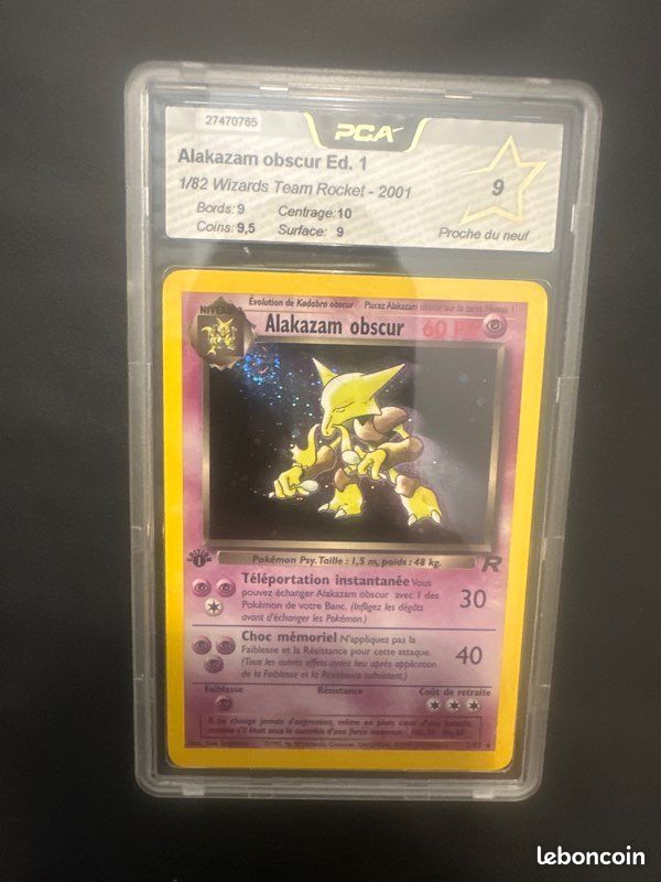 Alakazam obscur édition 1 holographique 9 - Collection