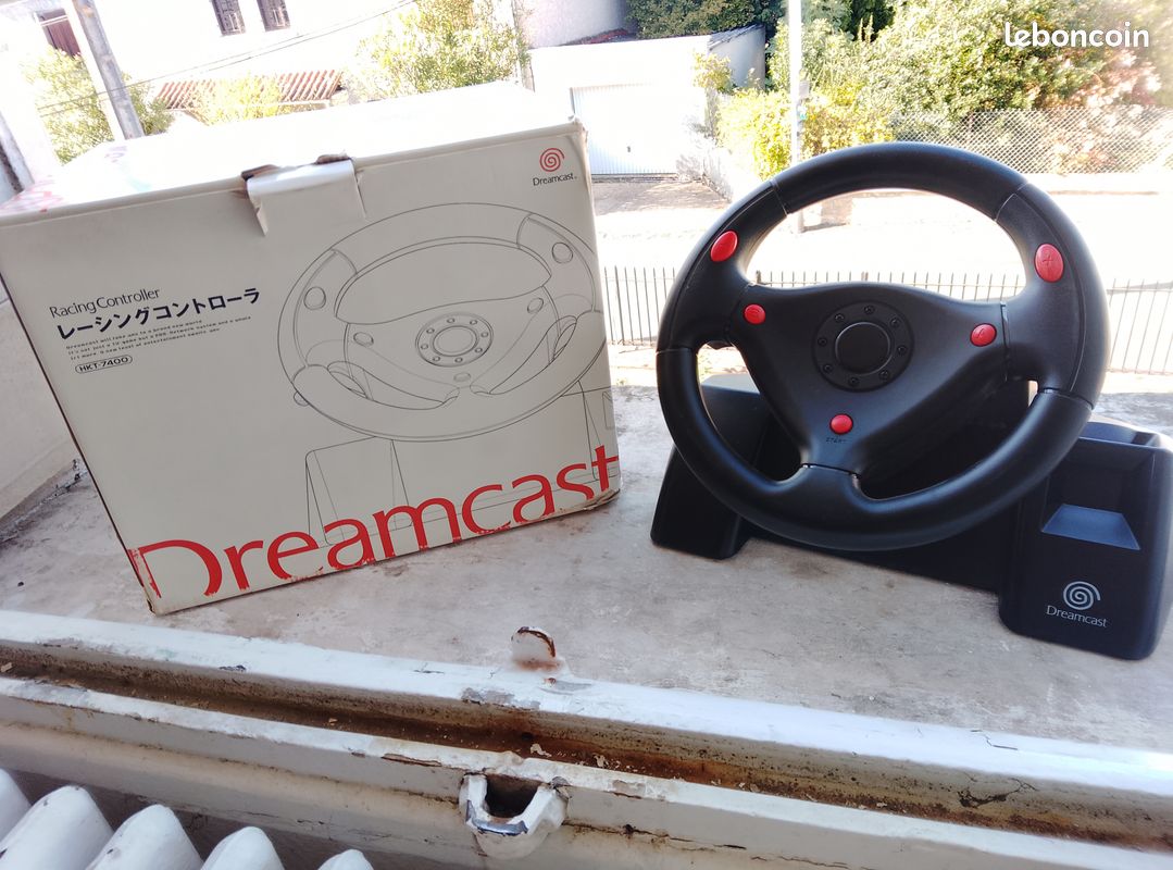 Volant / Racing Controller Officiel Sega Dreamcast HKT-7400 (Jap ...