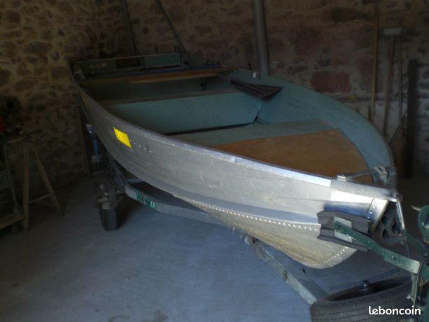 Barque de peche aluminium d'occasion - Nautisme - leboncoin