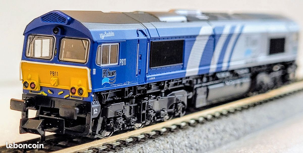 Neuf - locomotive diesel emd class 66 - kato by lemke - echelle n ...
