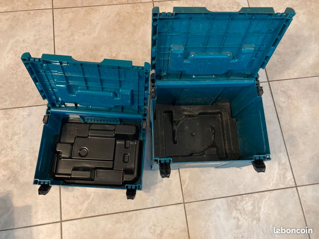Lot de 2 caisses makita makpac - Bricolage