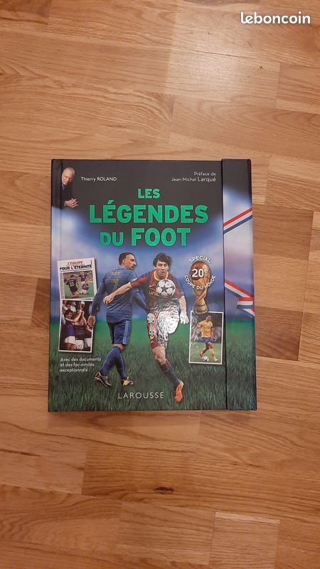 Livre Les légendes du foot Thierry Rolland - CHAN13 - Livres