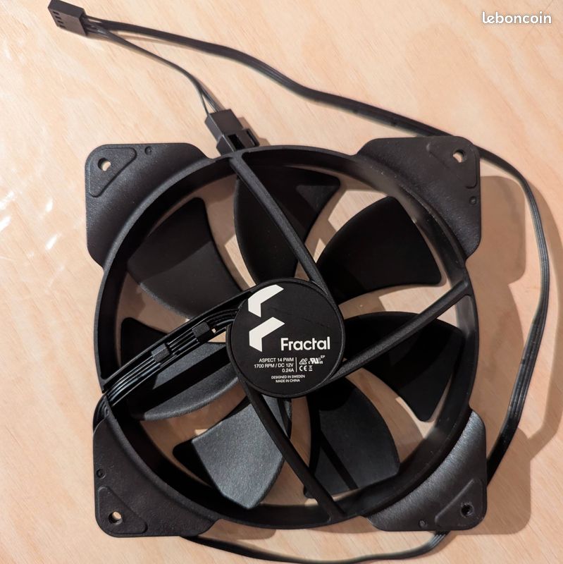 Lot de 5 ventilateurs 140mm Arctic BioniX F140 et Fractal Design Aspect ...