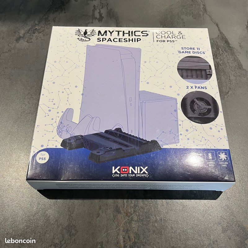Support refroidissement PS5 Konix - Consoles
