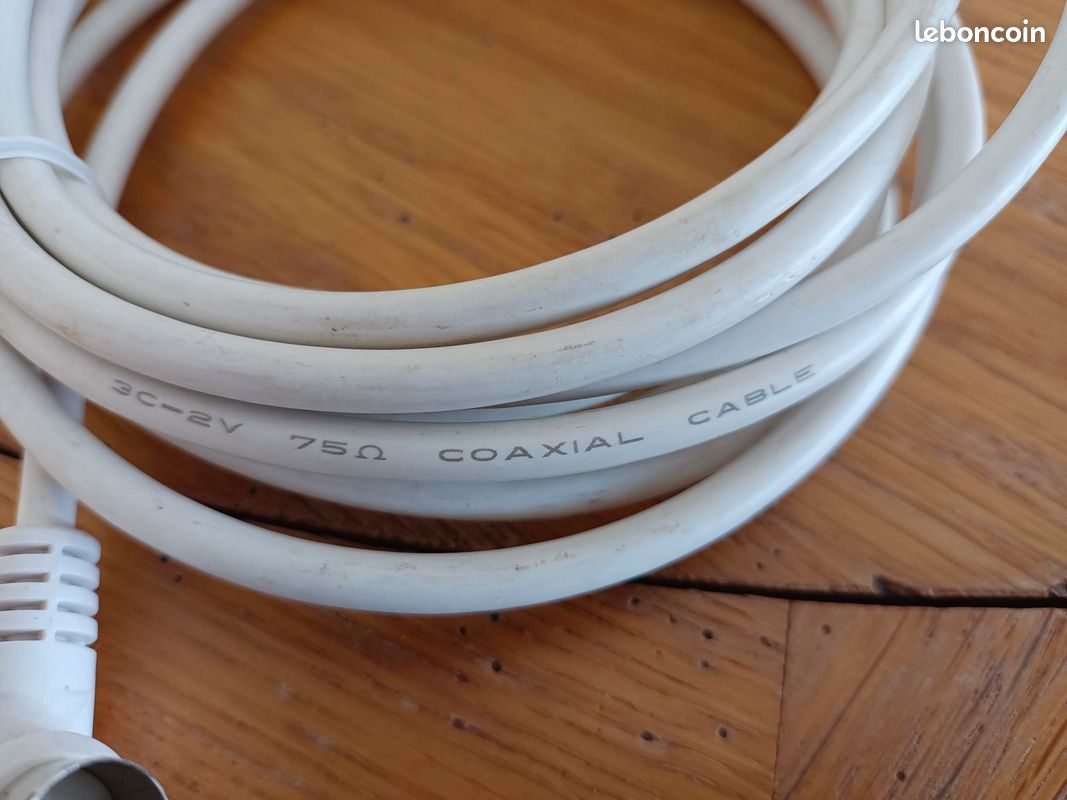 Câble coaxial 3C2V – 75 Ampères - Bricolage