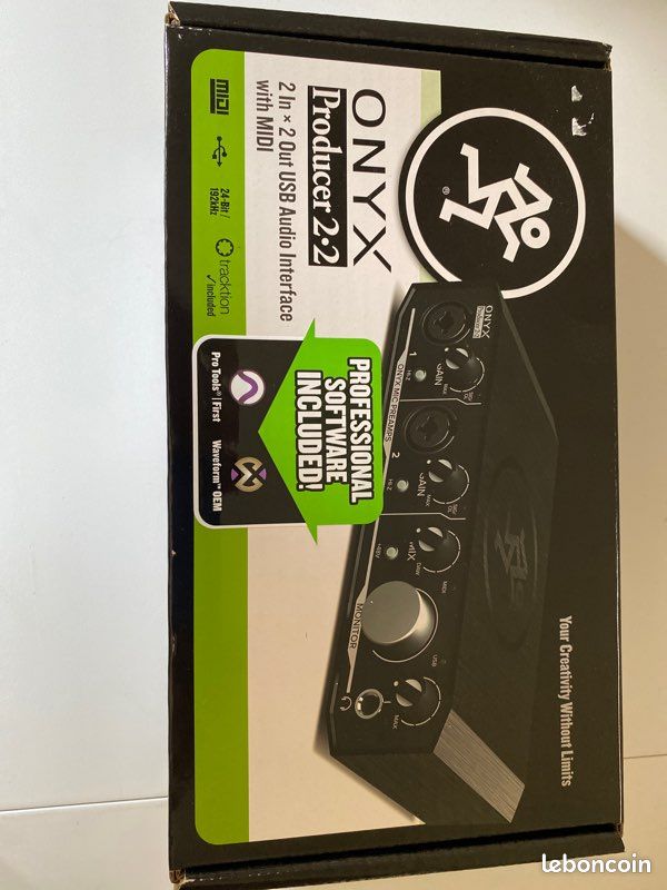 Mackie Onyx Producer 2x2 interface audio USB - Photo, audio & vidéo